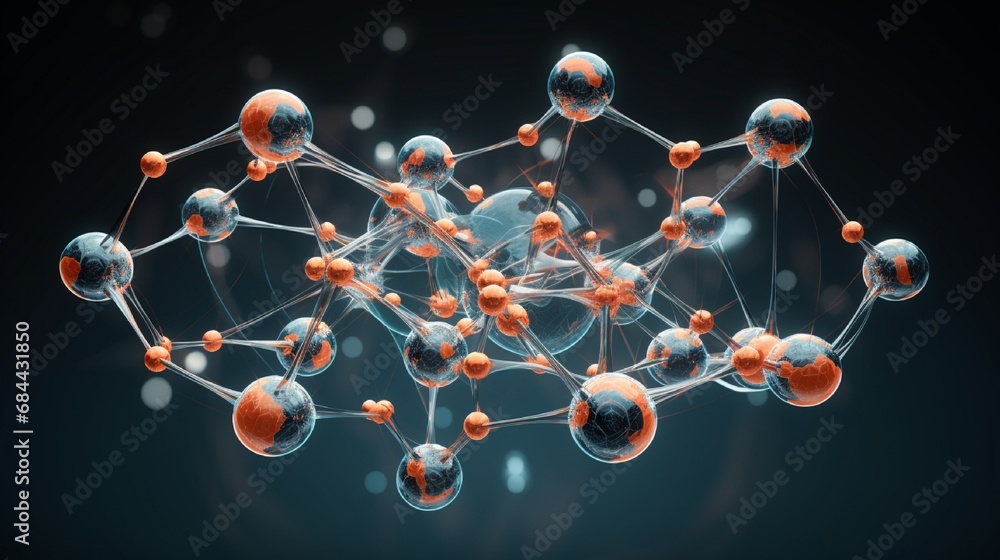 An elegant rendering of an inorganic molecule, highlighting its ...