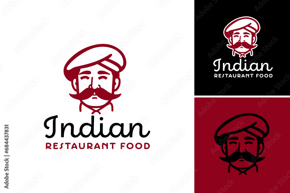Indian restaurant logo design is ideal for branding Indian eateries. It ...
