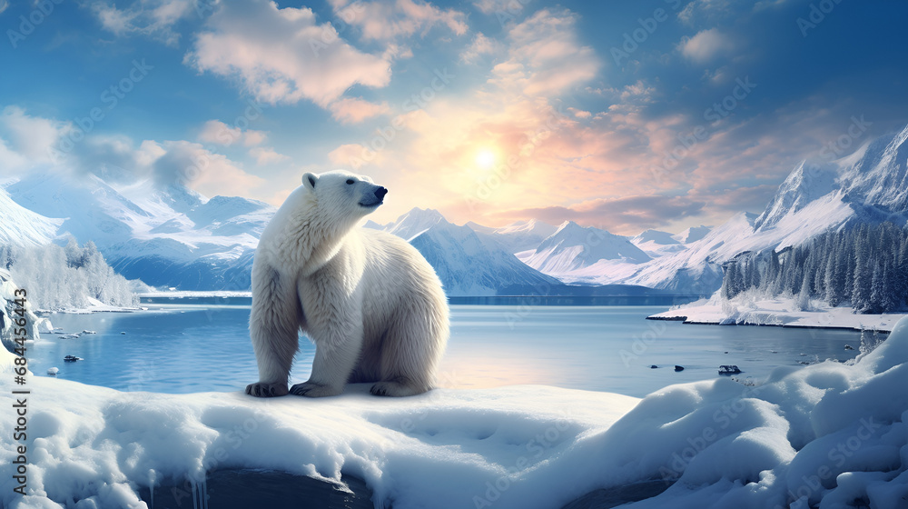 Guardians of the Frost: A Breathtaking Snowy Scene Captures the ...