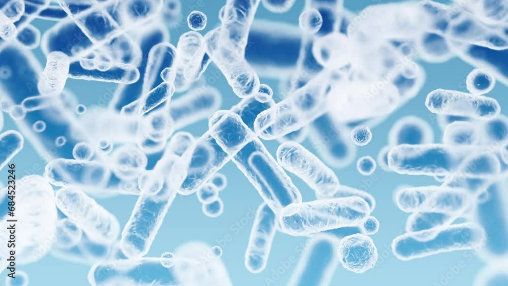 Enterobacteriaceae, gram-negative rod-shaped bacteria, part of ...