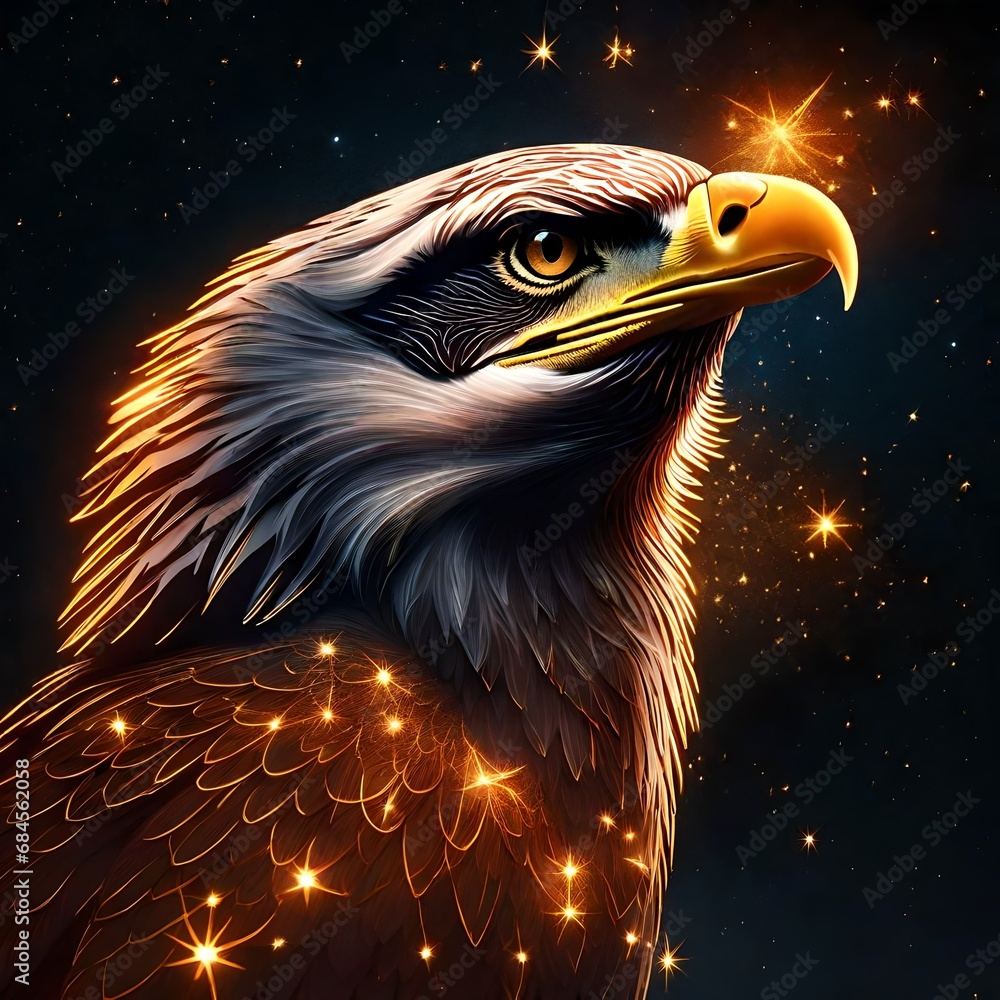 image of a concept art rendering of an epic constellation, fantasy ...