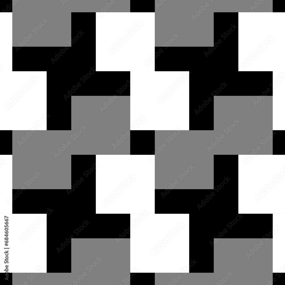 Blocks wallpaper. Repeated color figures abstract background. Seamless ...