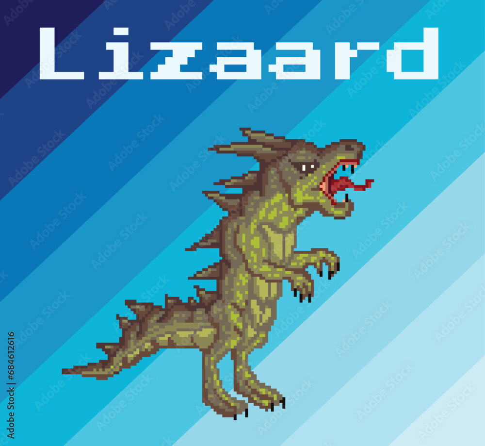 pixel art style illustration vector 8 bit 8-bit character set retro ...