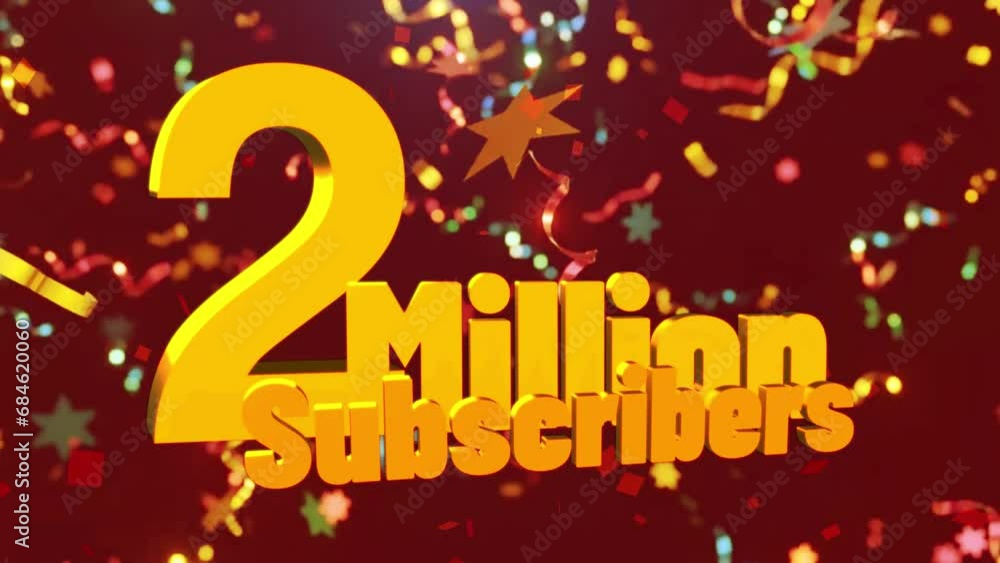 2 million subscribers, 2 million subscribers social media post ...