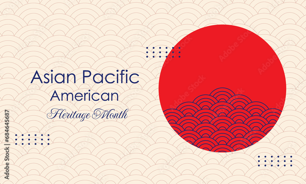May Asian American and Pacific Islander Heritage Month. Illustration ...