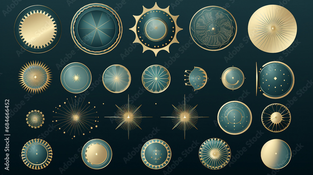 guilloche vector design for intricate security patterns Stock ...