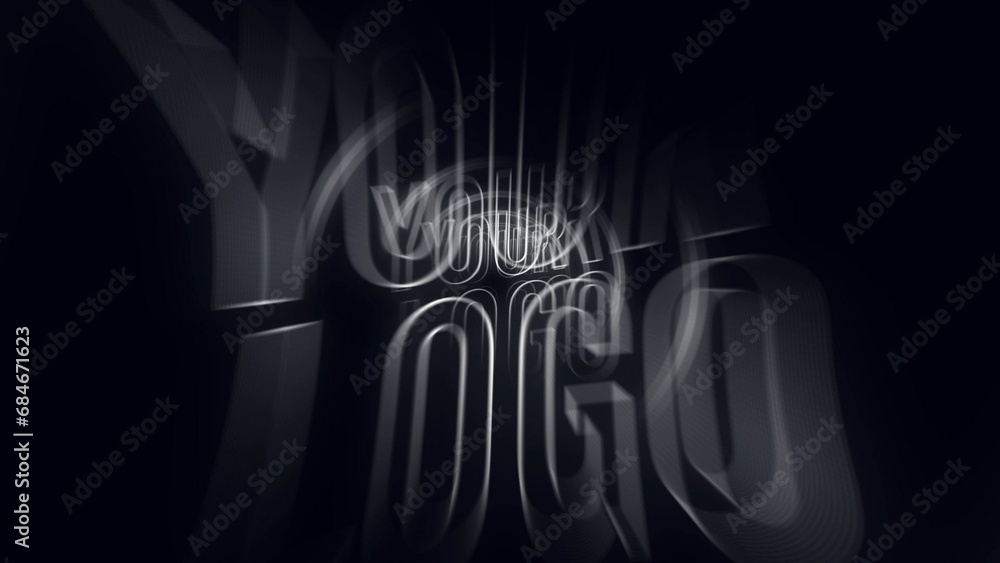 Clean Business Echo Zoom Out Logo Reveal Stock Template | Adobe Stock