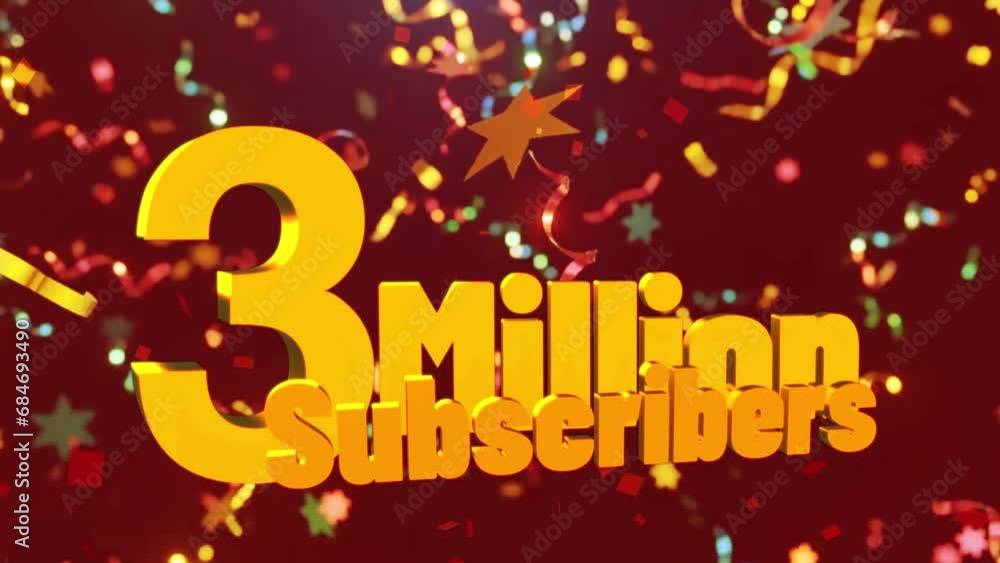 3 million subscribers, 3 million subscribers social media post ...