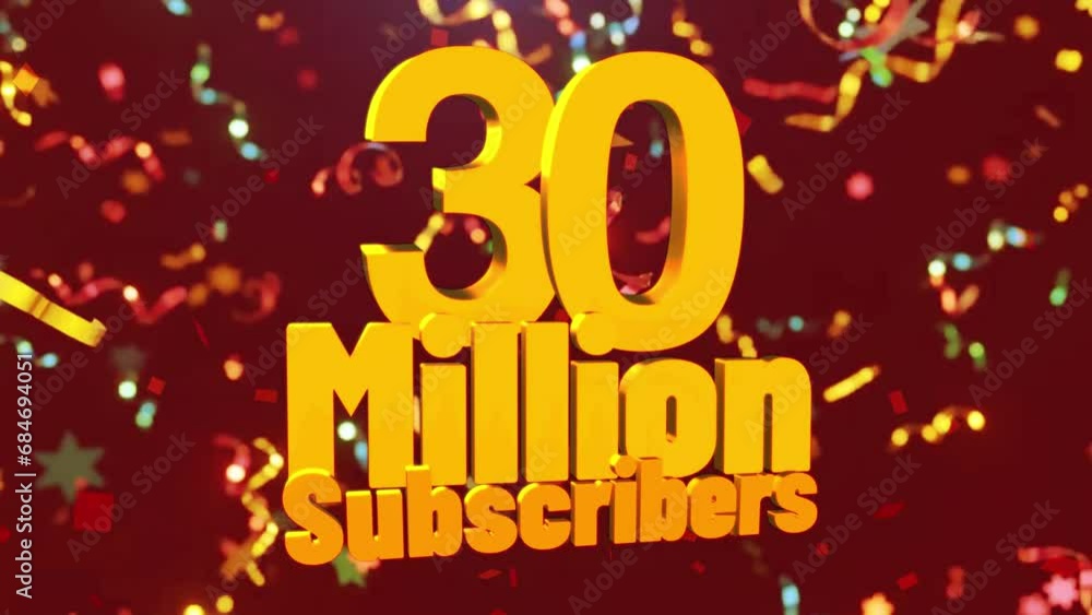 30 million subscribers, 30 million subscribers social media post ...
