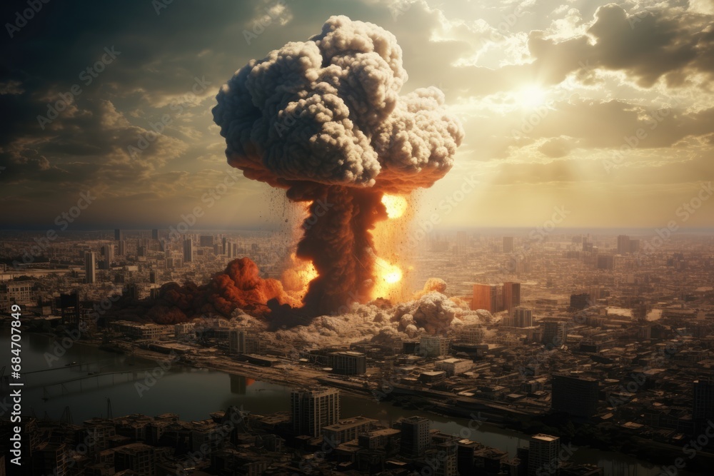 Devastating Nuclear Explosion Obliterates City, Bringing Wars End ...
