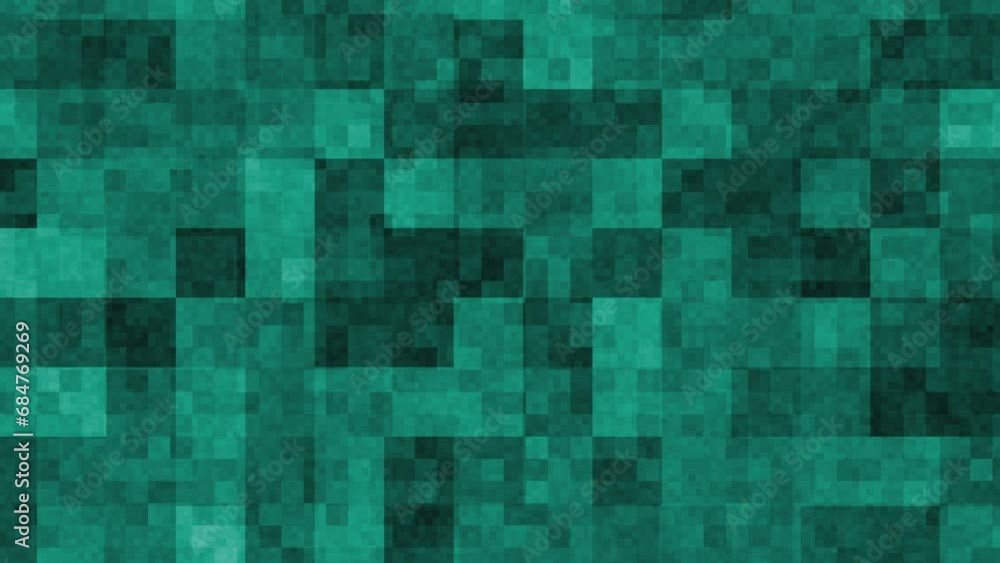 Abstract pixelated background randomly changing the colors of pixels ...