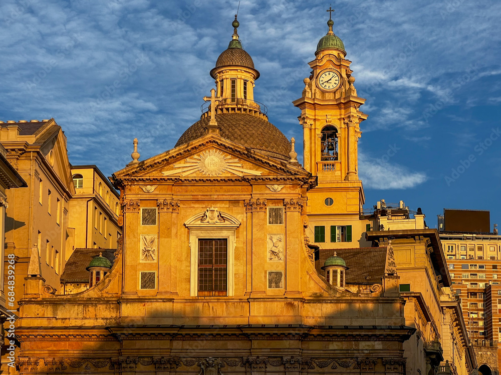 Jesus Church (Chiesa del Gesu) - Genoa, Italy Stock Photo | Adobe Stock