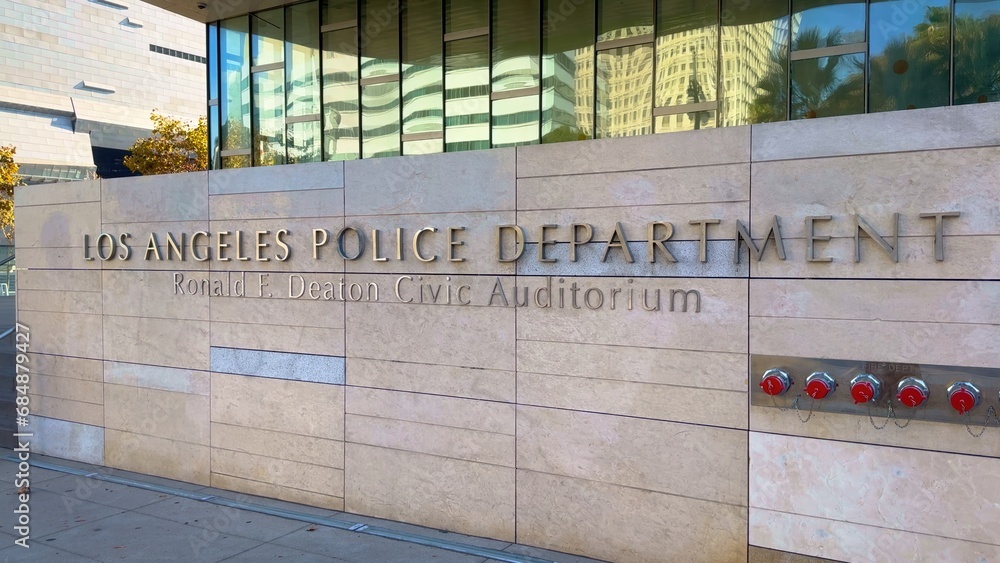 LAPD Los Angeles Police Department Headquarter in Los Angeles - LOS ...
