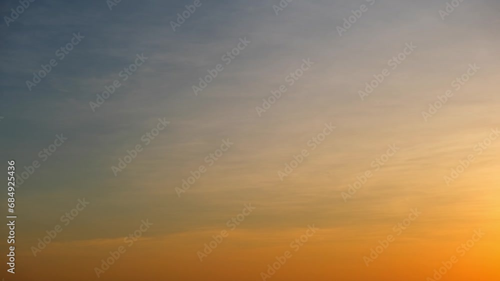 4K : Sunset sky timelapse, Daylight gracefully fades as soft, pastel ...