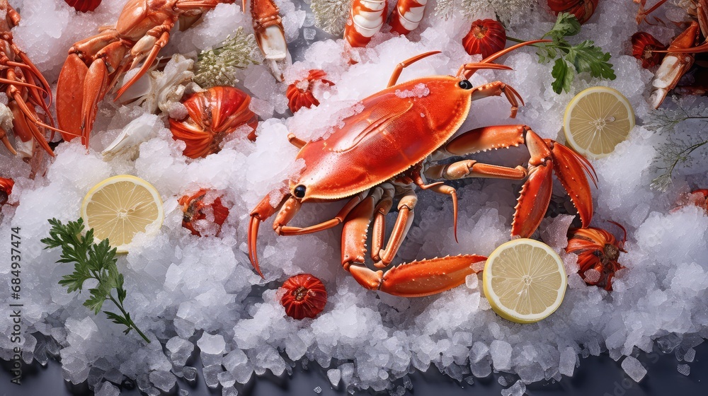 lobster crustacean seafood food crab illustration shrimp crayfish ...