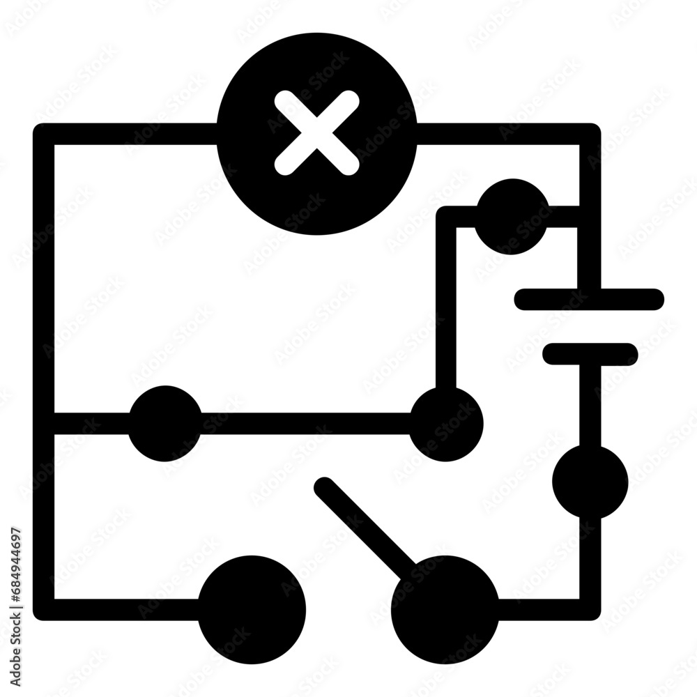 wiring diagram icon Stock Vector | Adobe Stock