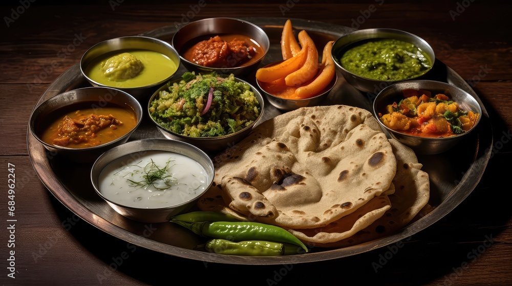 spices lunch indian food dhaba illustration curry biryani, samosa ...