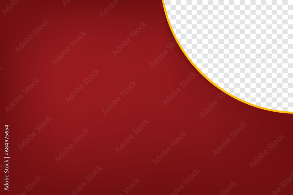 Abstract vector maroon gradient background with an image placeholder ...