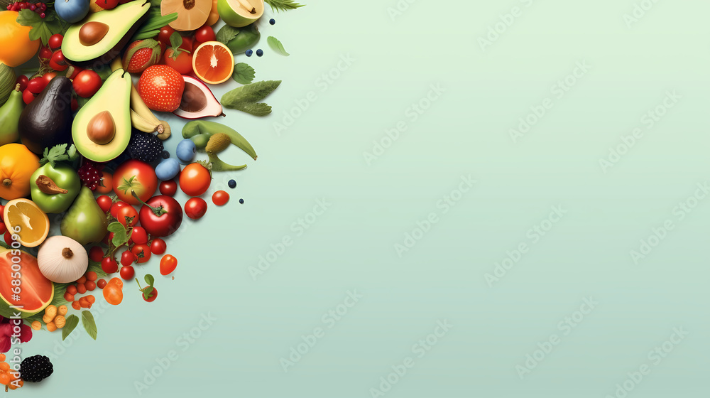 Healthy food background,PPT background Stock Illustration | Adobe Stock