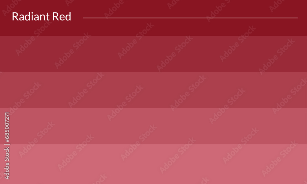 Radiant red color palette new color trend 2024 Stock Vector | Adobe Stock