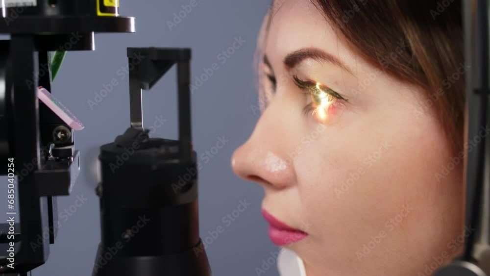 Eye examination and optometry to test your vision, medical consultation ...