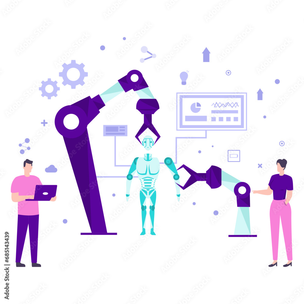 Scientists are making humanoid robots with human flesh concept, Human ... Scientists are making humanoid robots with human flesh concept, Human ...