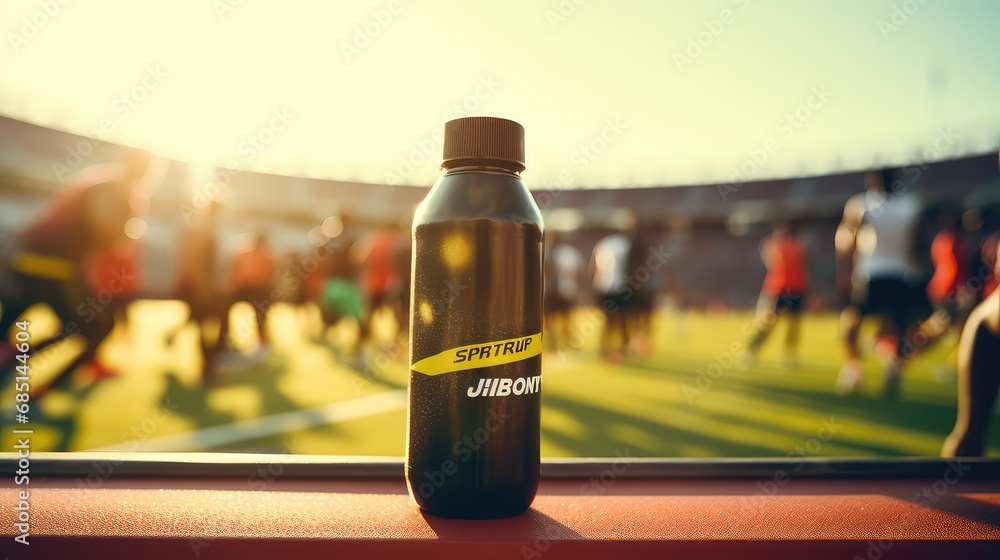 background sport energy drink elevated illustration endurance fitness ...