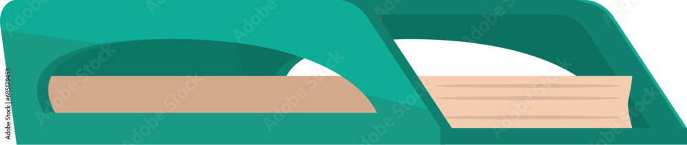 Letter paper tray icon cartoon vector. Case send box. Stack book Stock ...