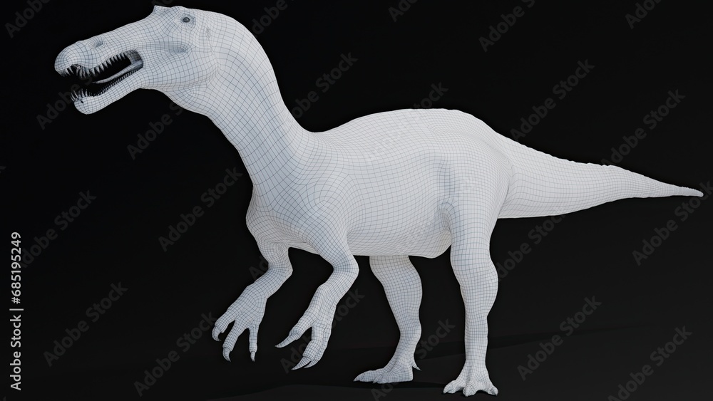 Suchomimus Tenerensis render of background. 3d rendering Stock ...