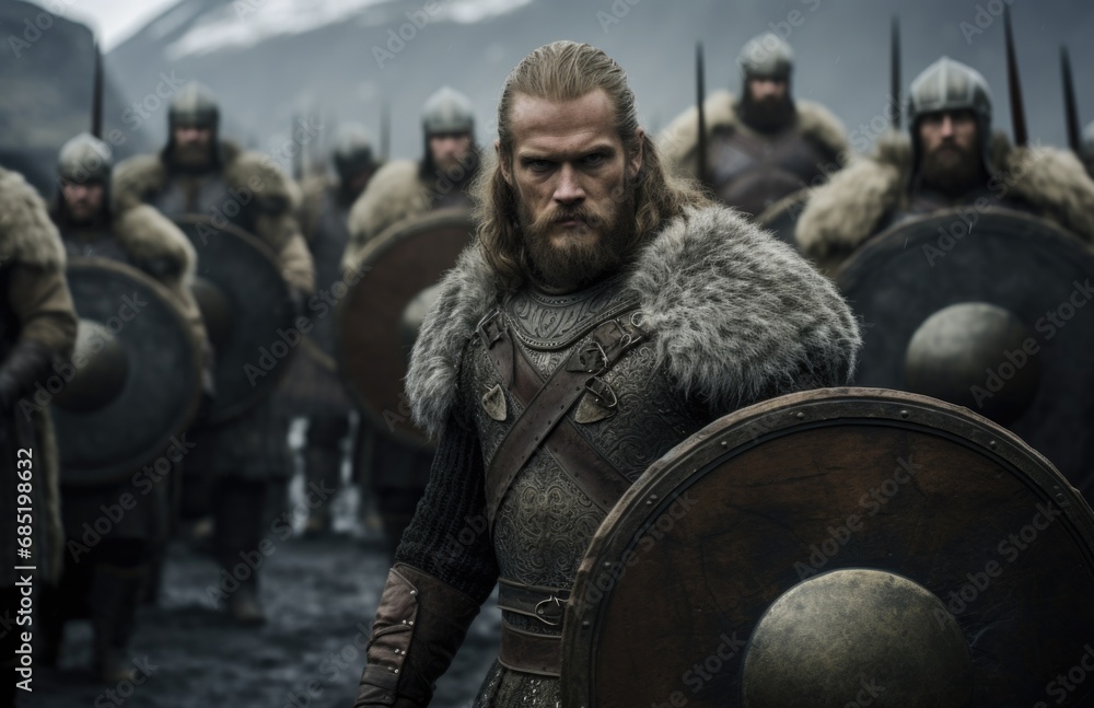 Viking warrior man, chronicles of viking warrior: saga of strength ...