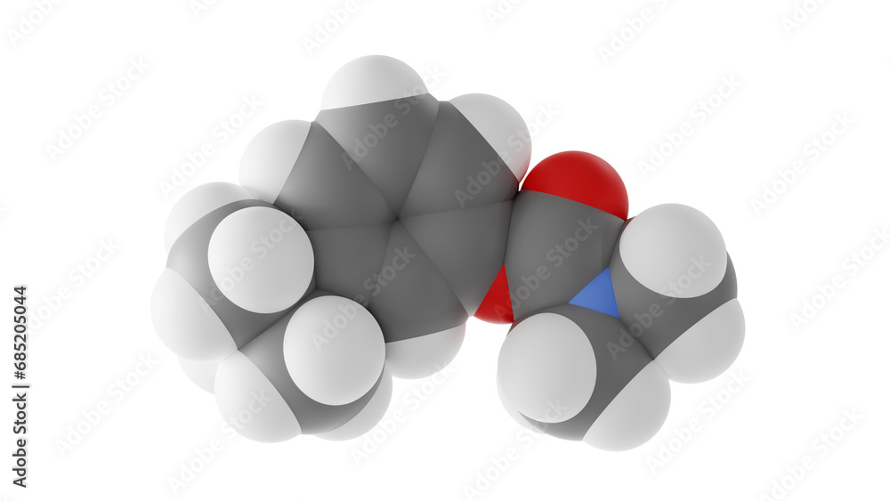 neostigmine molecule, parasympathomimetic agents, molecular structure ...