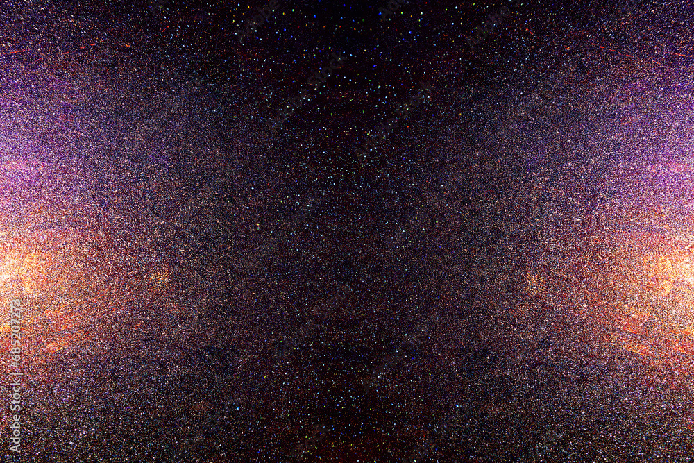 Black dark indigo blue gold orange glitter shiny abstract background ...