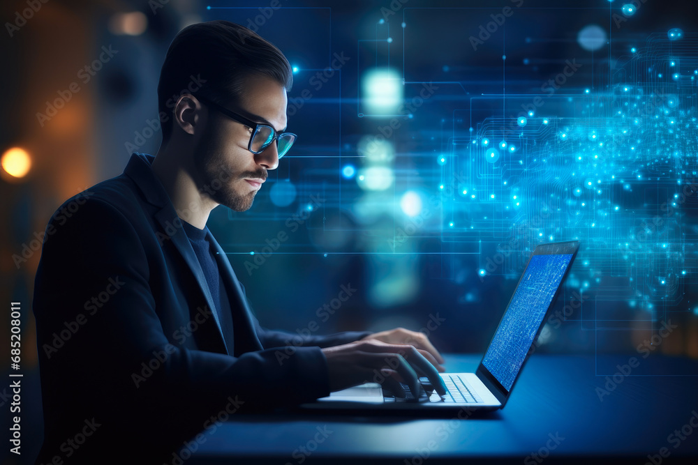 Tech Evolution: Coding Innovation Unveiled Stock Photo | Adobe Stock