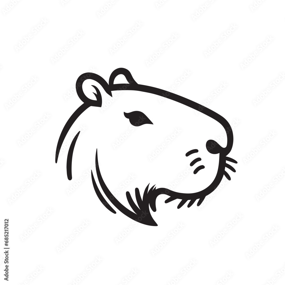 Vetor de photos of the capybara or greater capybara, the largest living rodent, capybara ...