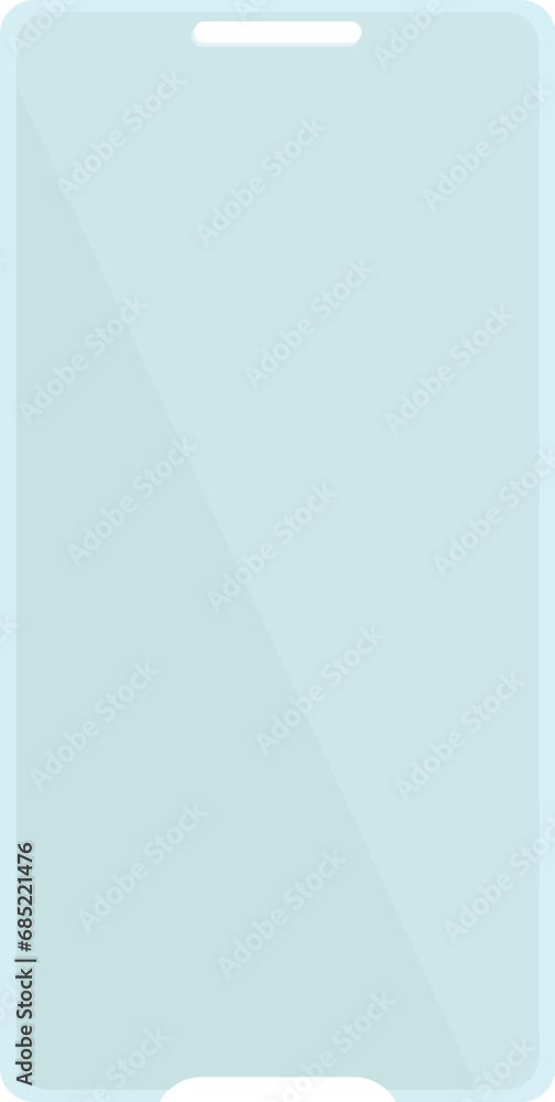 Anti touch broken screen icon cartoon vector. Phone break protector ...