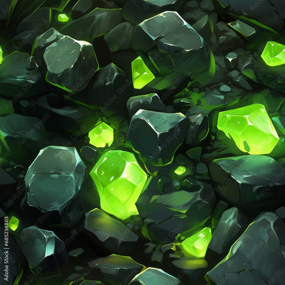 Seamless stone texture in a hand-painted style. Hand-drawn texture of ...