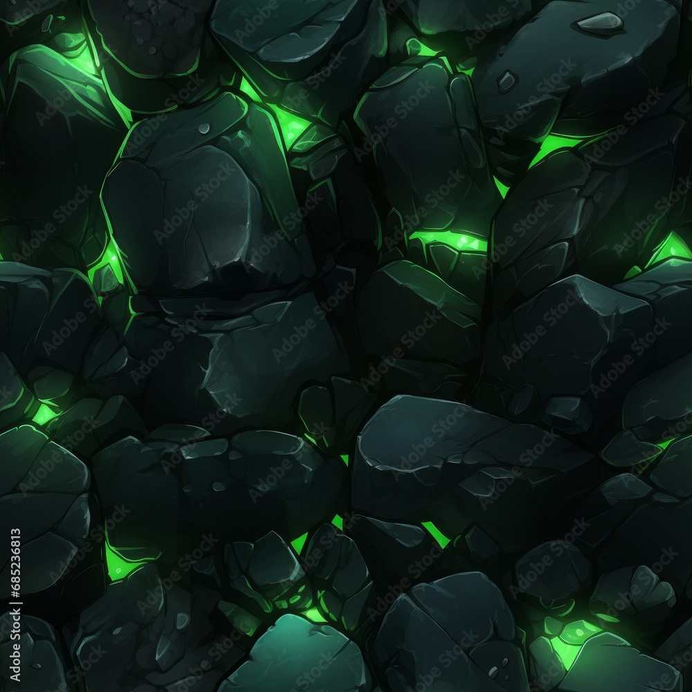 Seamless stone texture in a hand-painted style. Hand-drawn texture of ...