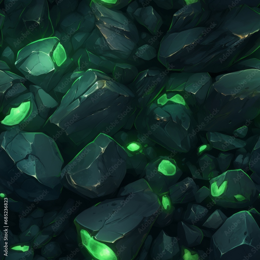 Seamless stone texture in a hand-painted style. Hand-drawn texture of ...