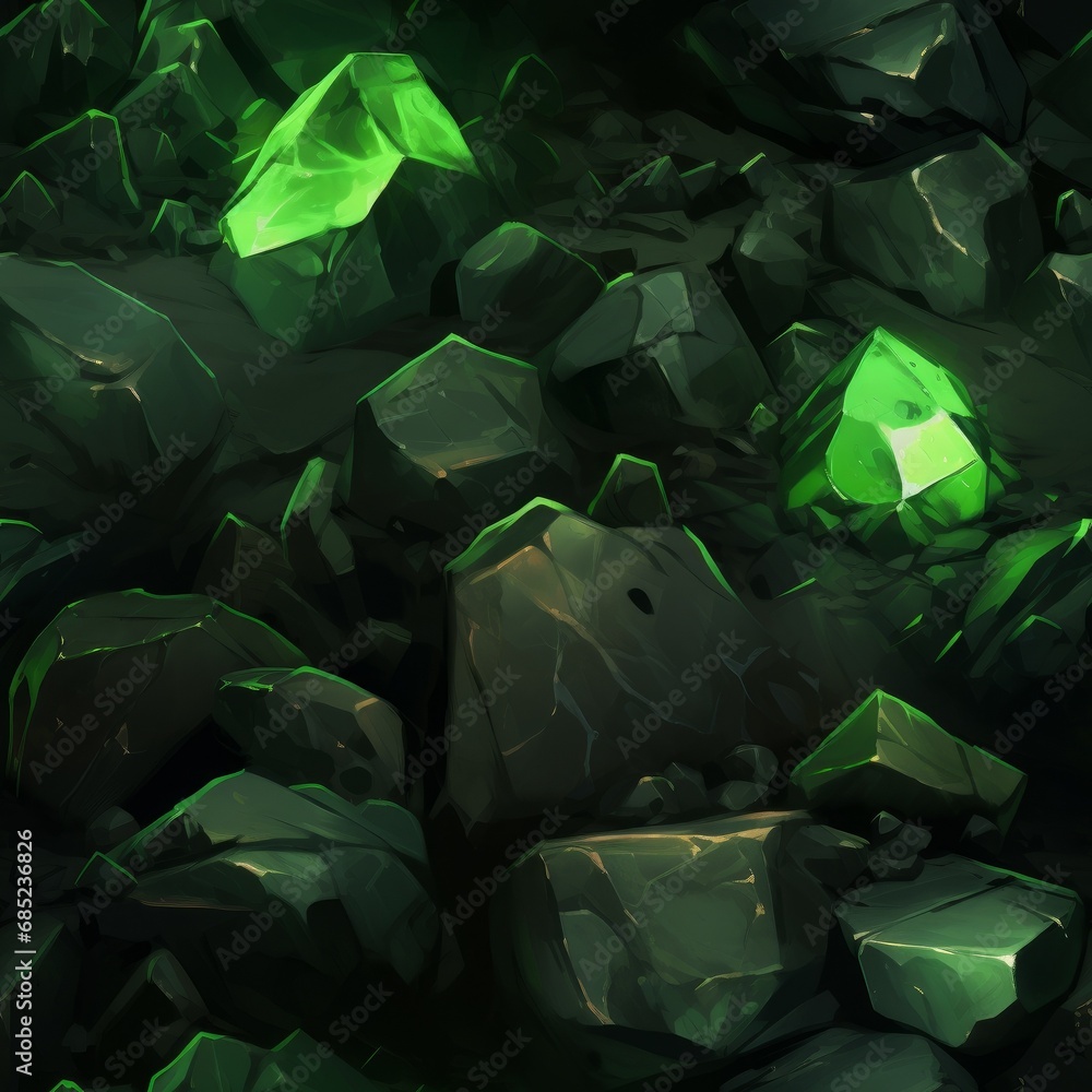 Seamless stone texture in a hand-painted style. Hand-drawn texture of ...