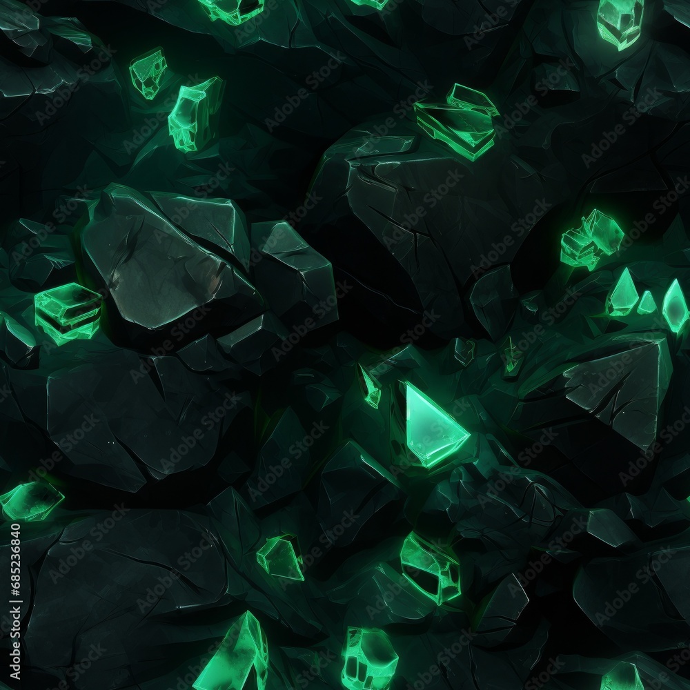 Seamless stone texture in a hand-painted style. Hand-drawn texture of ...