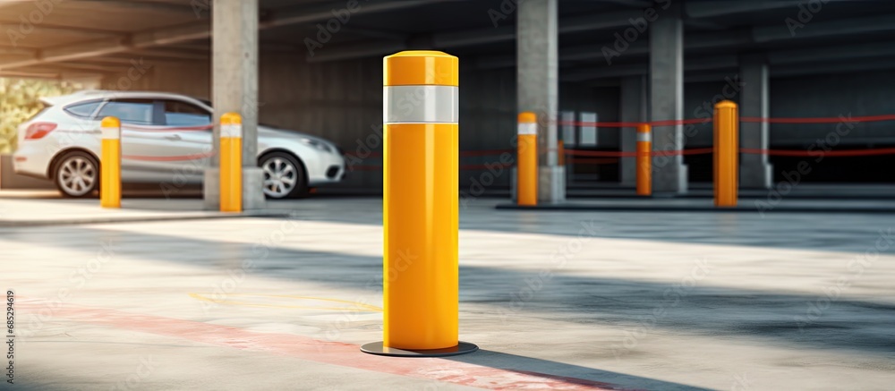 Residential car park security system includes a barrier to prevent ...