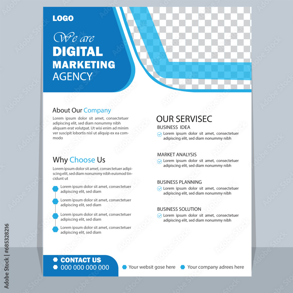 Corporate Business Flyer Template Design 2024, Business flyer design ...