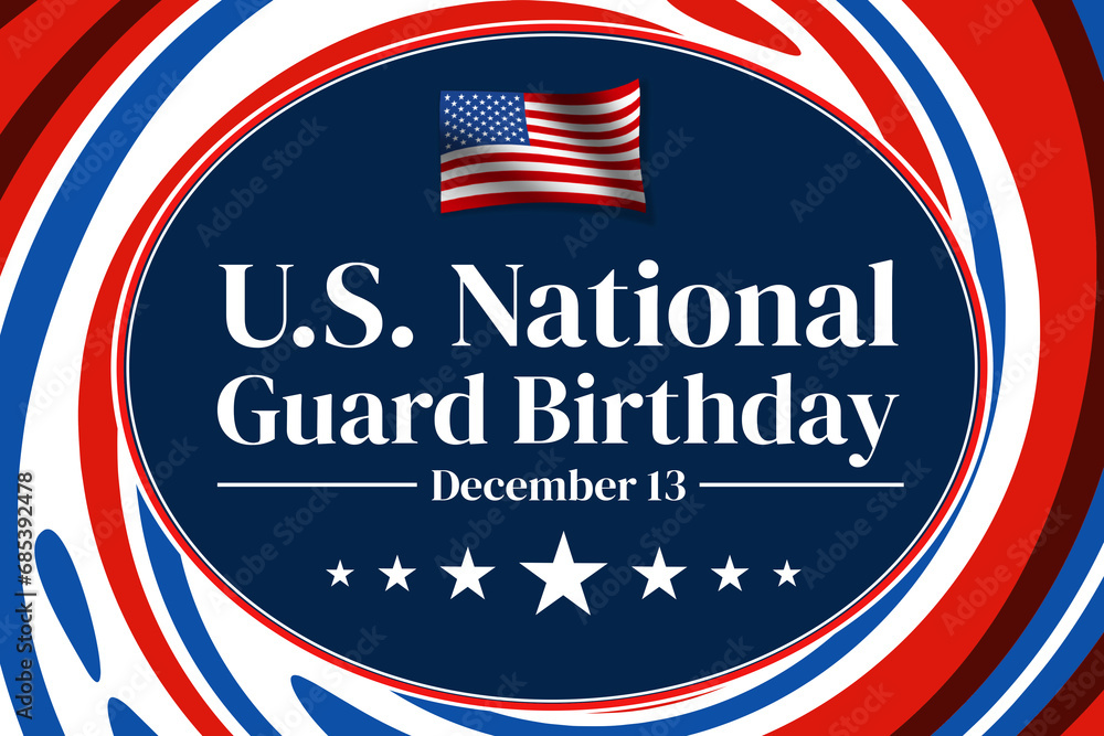 U.S. National Guard Birthday wallpaper with colorful patriotic design ...