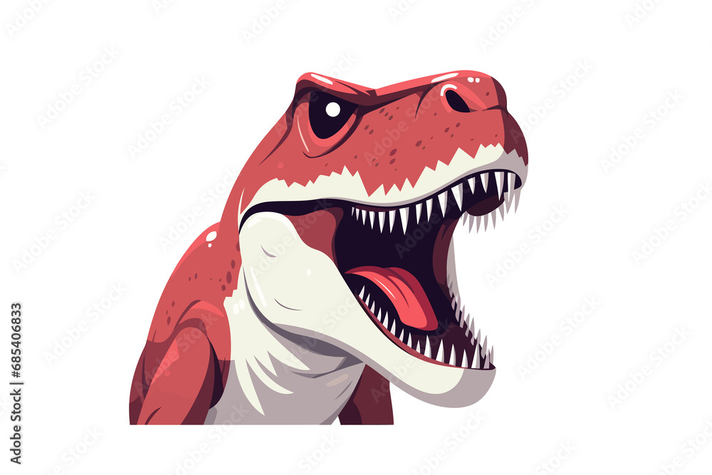 t-rex isolated vector style with transparent background illustration ...