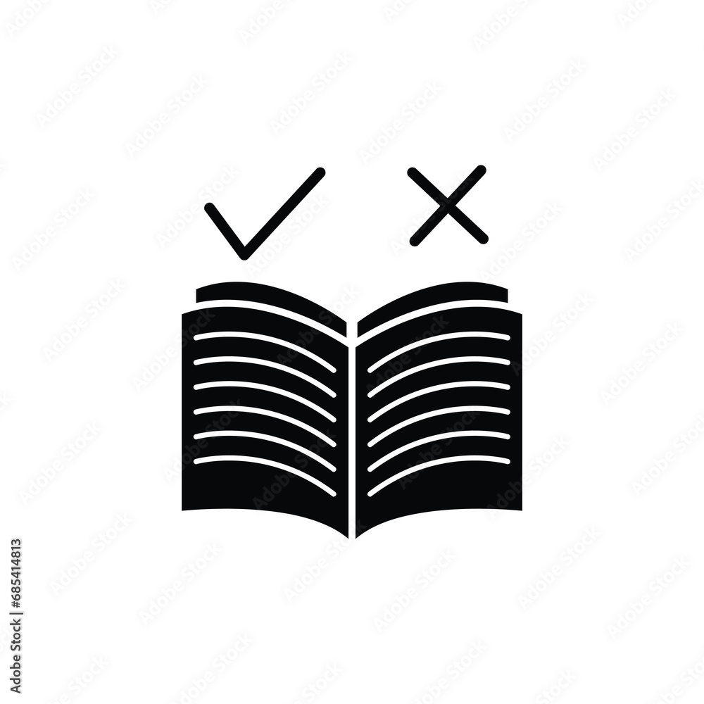 guideline simple icon, vector guideline concept for mpbile and website ...