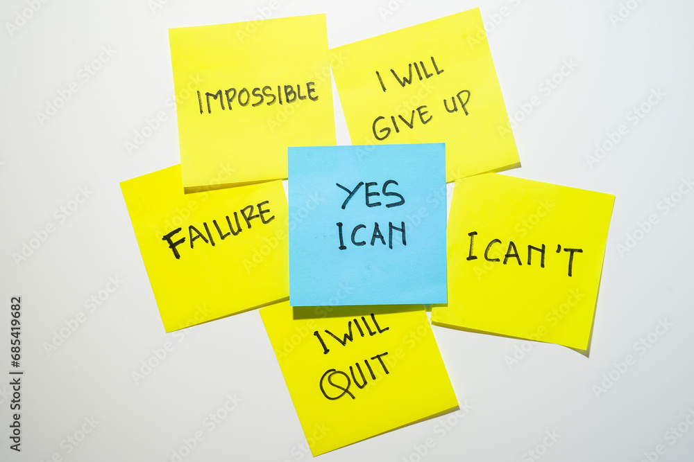 Motivational words for personal development, yes I can, inspirational ...