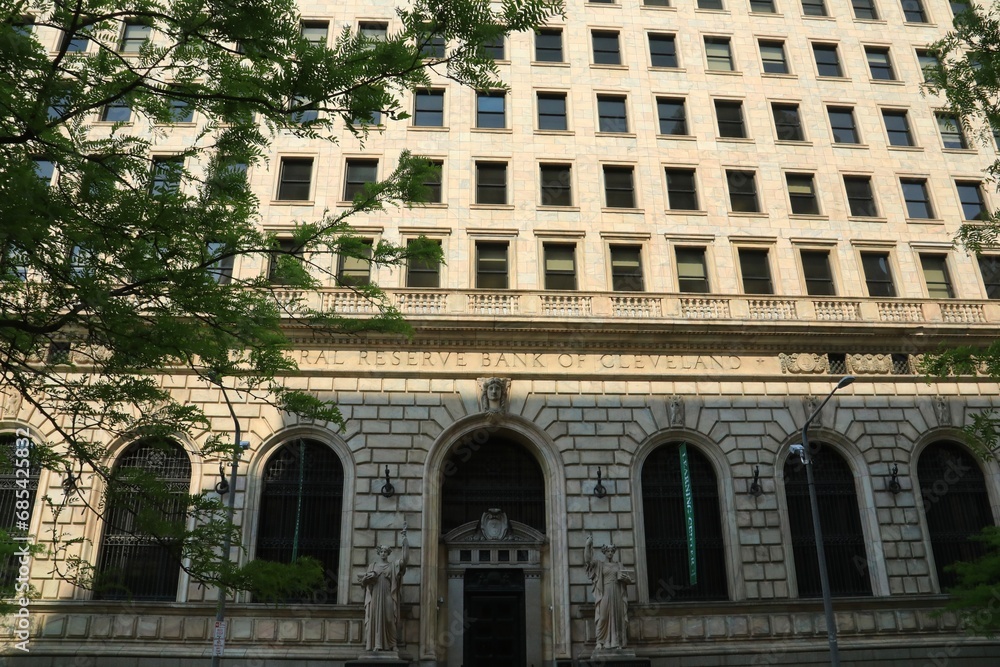 Federal Reserve Bank of Cleveland. Built 1923, Its exterior emulates an ...