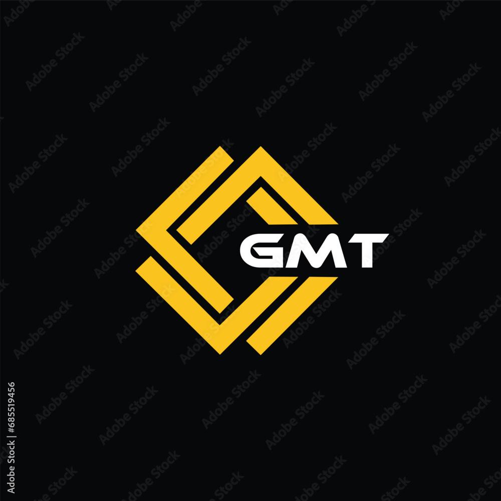 GMT letter design for logo and icon.GMT typography for technology ...