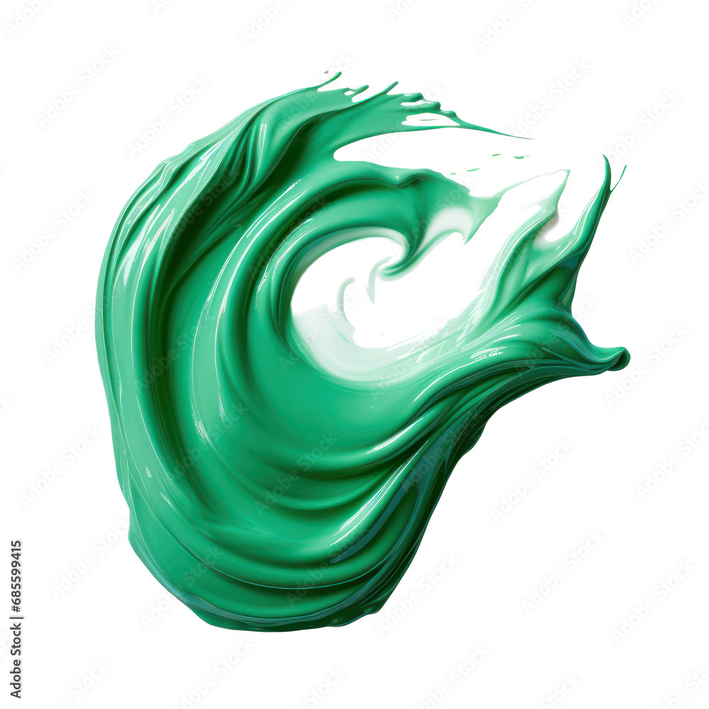 Emerald green smudge smear cream,cream smear in green color,colour ...