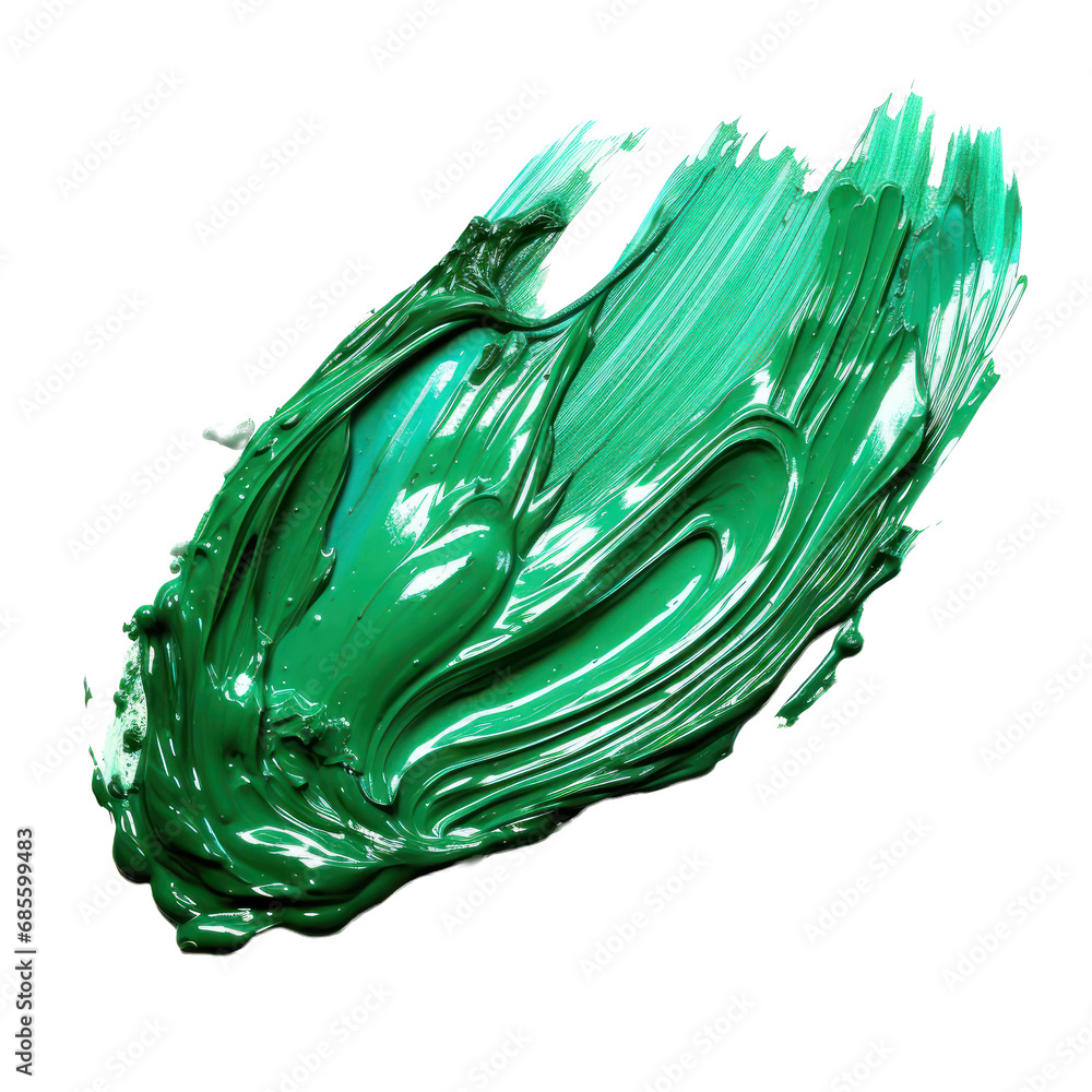 Emerald green smudge smear cream,cream smear in green color,colour ...